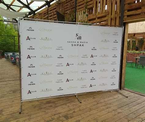 Баннер на каркасе стальных хромированных труб тип конструкции джокер 81 ...