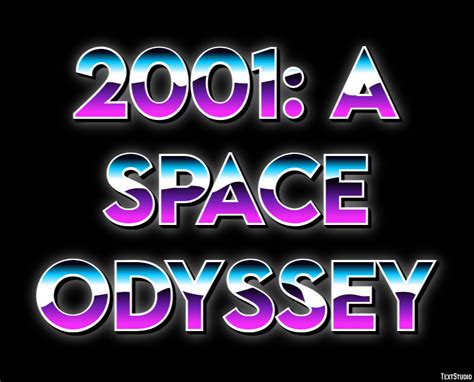 2001 A Space Odyssey Logo