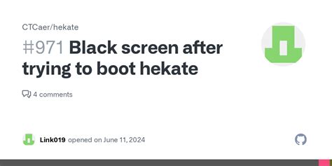 Black Screen After Trying To Boot Hekate Issue 971 CTCaer Hekate