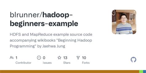 Github Blrunnerhadoop Beginners Example Hdfs And Mapreduce Example Source Code Accompanying