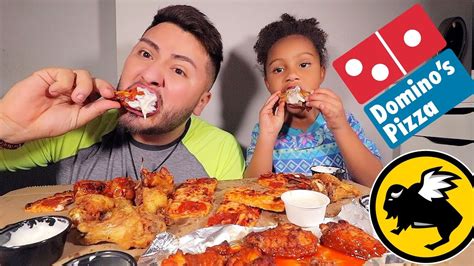 Dominos Pizza Buffalo Wild Wings Feast Youtube