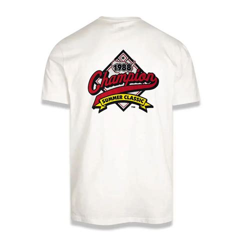Camiseta Champion Mc Summer Classic Off White Masculino First Down