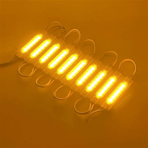 10pcs 12v 24v Led Module Truck Side Marker Indicator Light Cob 6 Led Super Bright For Bus Lorry