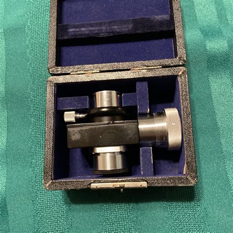 Vintage Unitron Microscope Filar 10x 001mm Micrometer In Box 4695507772