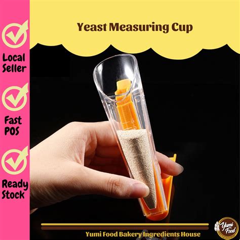 [ready Stock] 1 6g Yeast Measuring Cup Yeast Measuring Spoon Yeast Measuring Tools Shopee
