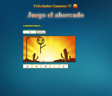 Programando Aprendiendo Colaborando Juego El Ahorcado CÓdigo