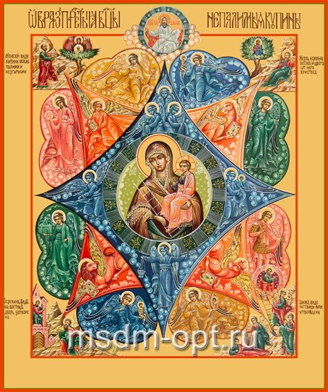 Купить Неопалимая Купина икона Божией Матери Даниловские мастерские