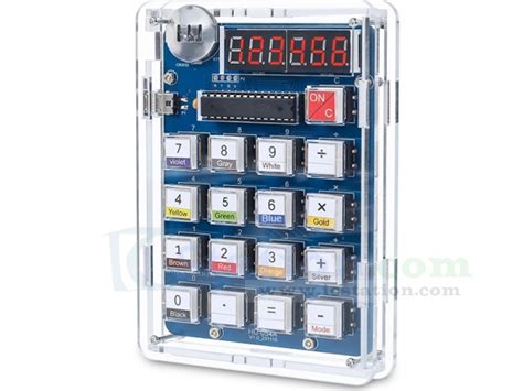 diy calculator kit color ring resistance calculator soldering projects