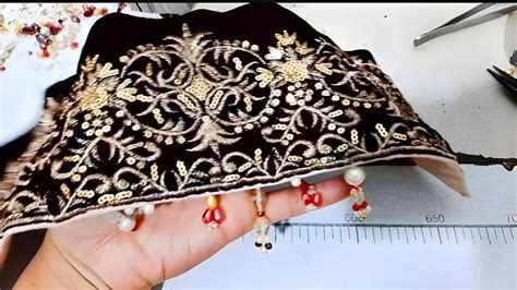 Tutorial On How To Sew Several Beaded Embroidery Patterns On Clothes Youtube