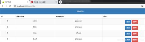 Springbootmybatisthymeleaf 增删改查实例（超详细）1使用mybatis框架注解或xml方式实现数据插入