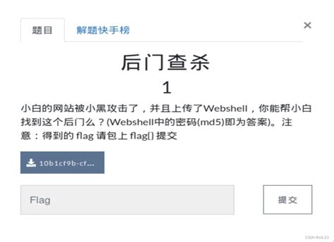 Buuctf Misc 后门查杀miscd盾使用 Csdn博客