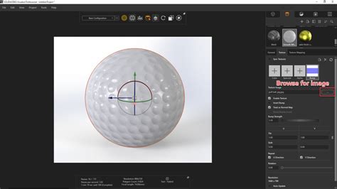 How To Use A Bump Map In Solidworks Visualize Innova Systems