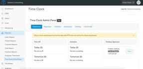 The Admin Panel Has Powerful Time Saving Features For Administrators And Managers Time Clock