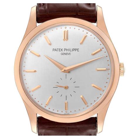 Patek Philippe Calatrava Vintage 18 Karat Rose Gold Watch 1491 Year