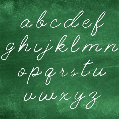 Cursive Classroom Font Neat Handwriting Script For Teachers And Students