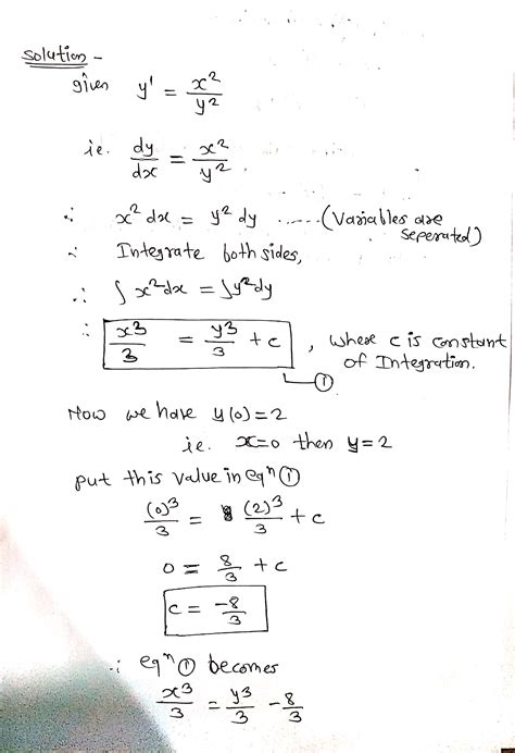 [solved] 7 7pts Use Separation Of Variables To Solve The Initial Value Course Hero
