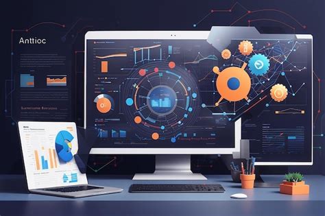 Premium Photo Business Analytics To Software Unleashing Data Visualization Automation On Your