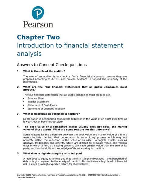Finance Questionsanswers Chapter Two Introduction To Financial