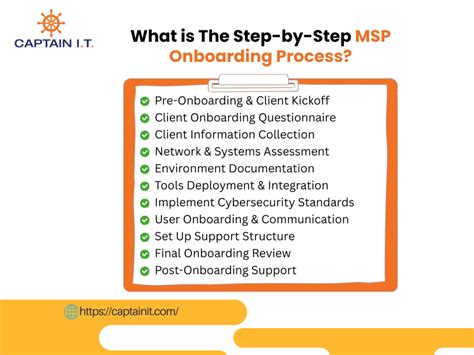 Free MSP Onboarding Checklist Template Captain IT