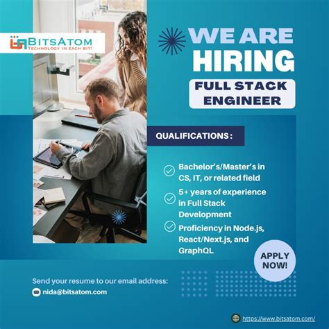 Hiring Fullstackengineer Nodejs React Reactnative Graphql Softwareengineering