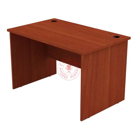 Maple And Dark Grey Office Table C W Mobile Pedestal 2d1f Writing Table Meja Pejabat Meja