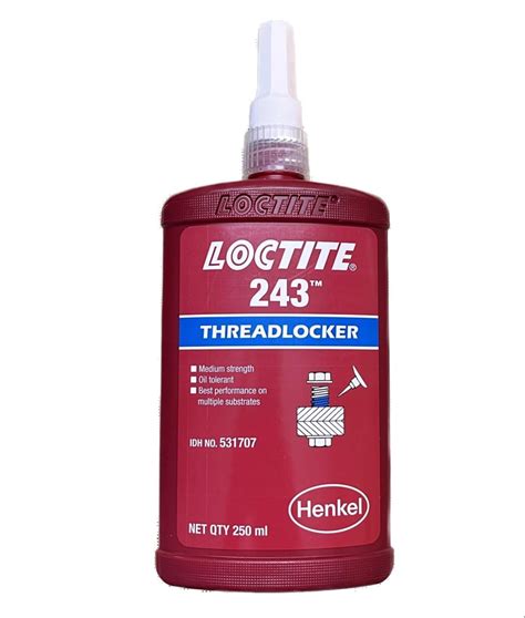 Loctite 243 Threadlocker 250 Ml 59 Off