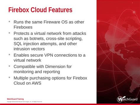 Introduction To Firebox Cloud Watchguard