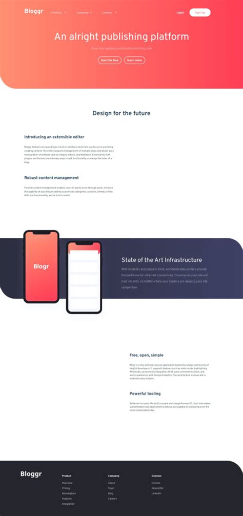 Frontend Mentor Bloggr Site Made With Reactjs And Tailwindcss Coding Challenge Solution