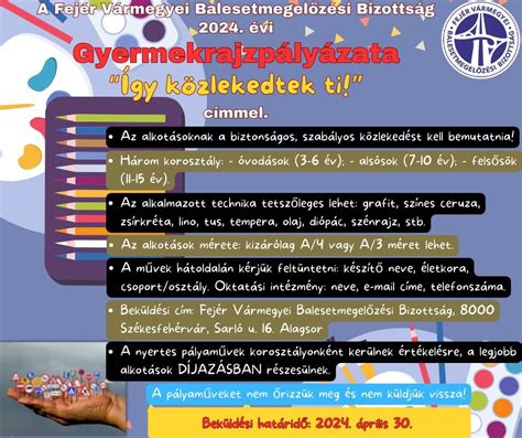 Székesfehérvár Városportál Így Közlekedtek Ti Rajzpályázat óvodásoknak és általános Iskolásoknak