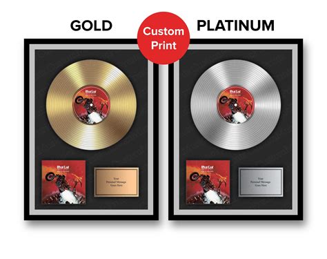 Custom Album Poster Gold Or Platinum Custom Music Vinyl Record Plaque