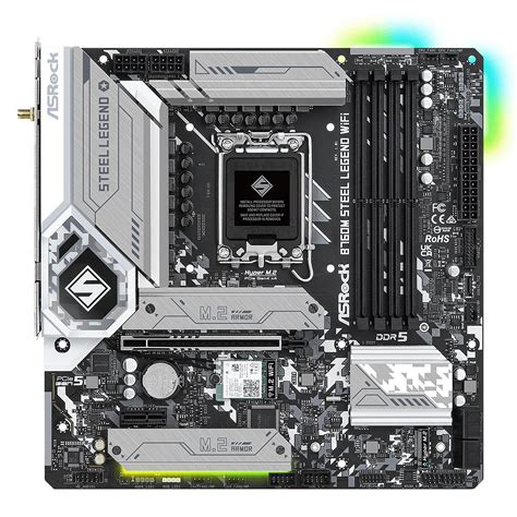 Asrock B760m Steel Legend Wifi Carte Mère Garantie 3 Ans Ldlc