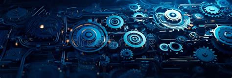 Robotic Arms And Gears Symbolizing The Of Robotic Process Automation