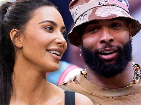 Kim Kardashian And Nfler Odell Beckham Jr Hanging Out