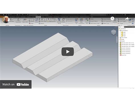 How To Miter Folding In Autodesk Woodwork For Inventor