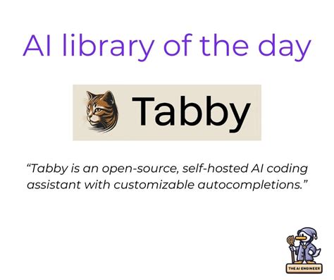 Tabby By Tabbyml🐱 Open Source Self Hosted Ai Library With Llm Autocompletion Rod Rivera