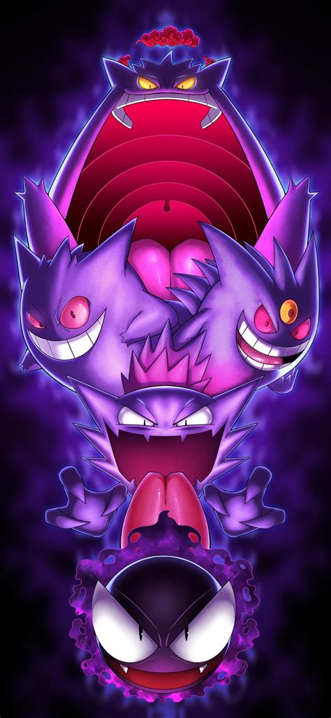 Pokemon Gengar On Iphone Pokemon Gengar New Phone Cases Covers 3d