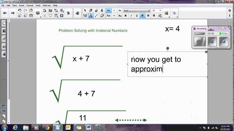How To Problem Solve With Irrational Numbers Youtube