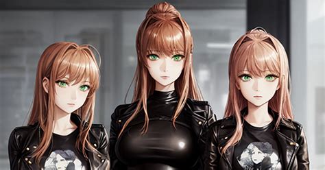Monikaddlc Monikas Leather Gang Redr4wのイラスト Pixiv