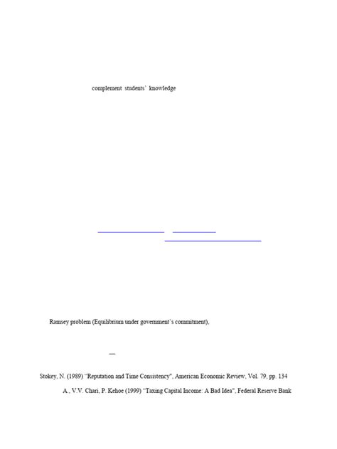 Syllabus For Macroeconomics Ii 13992 Pdf Macroeconomics Business Cycle