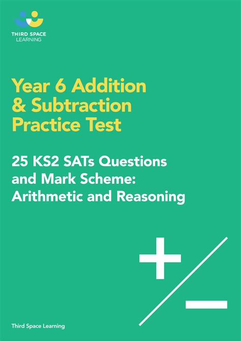 Pdf Year 6 Addition And Subtraction Practice Test · Year 6 Addition