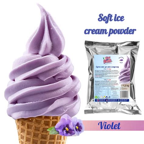 Praf De înghețată Violet Cu Apa Pentru Profesioniști Don Gelato Diferite și Delicioase