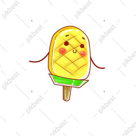 여름 아이스크림 차가운 음료 의인화 된 귀여운 만화 표현 요소 일러스트 Png Psd 무료 다운로드 Pikbest