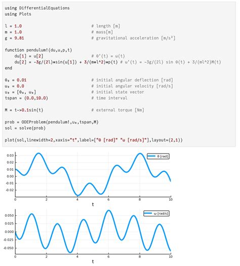 How To Use Pyplotjl To Draw The Graph Of Differentialequations
