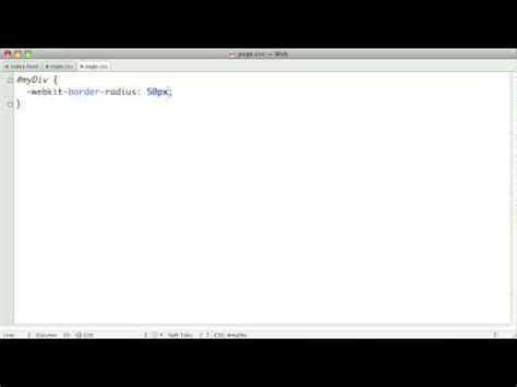 CSS3 Basic Border Radius Tutorial YouTube
