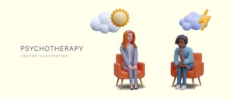 심리 치료의 개념 의사와 환자 사이의 대화 심리적 도움 3차원 형태에 대한 스톡 벡터 아트 및 기타 이미지 3차원 형태 모던 양식 Health Istock