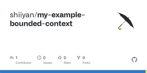 Github Shiiyan My Example Bounded Context