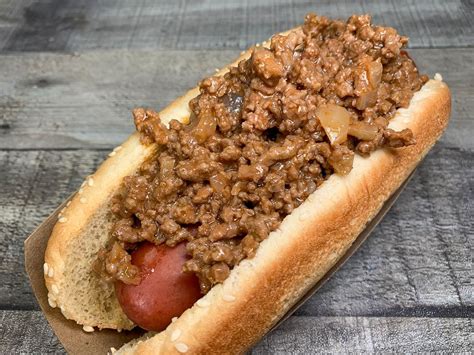 Copycat Wienerschnitzel Hot Dog Chili Sauce Hot Rods Recipes