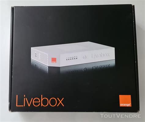 Livebox 2 Orange Avec Guide Et Cd Rom Et Tous Ses Cables Dan