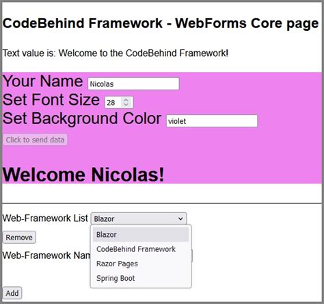 Explaining WebForms In ASP NET Core