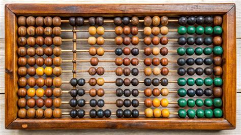 Ancient Abacus A Visual Guide To Early Calculation Methods Stock Illustration Illustration Of